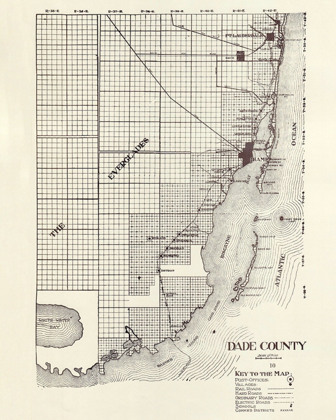 Official Map Of Dade County