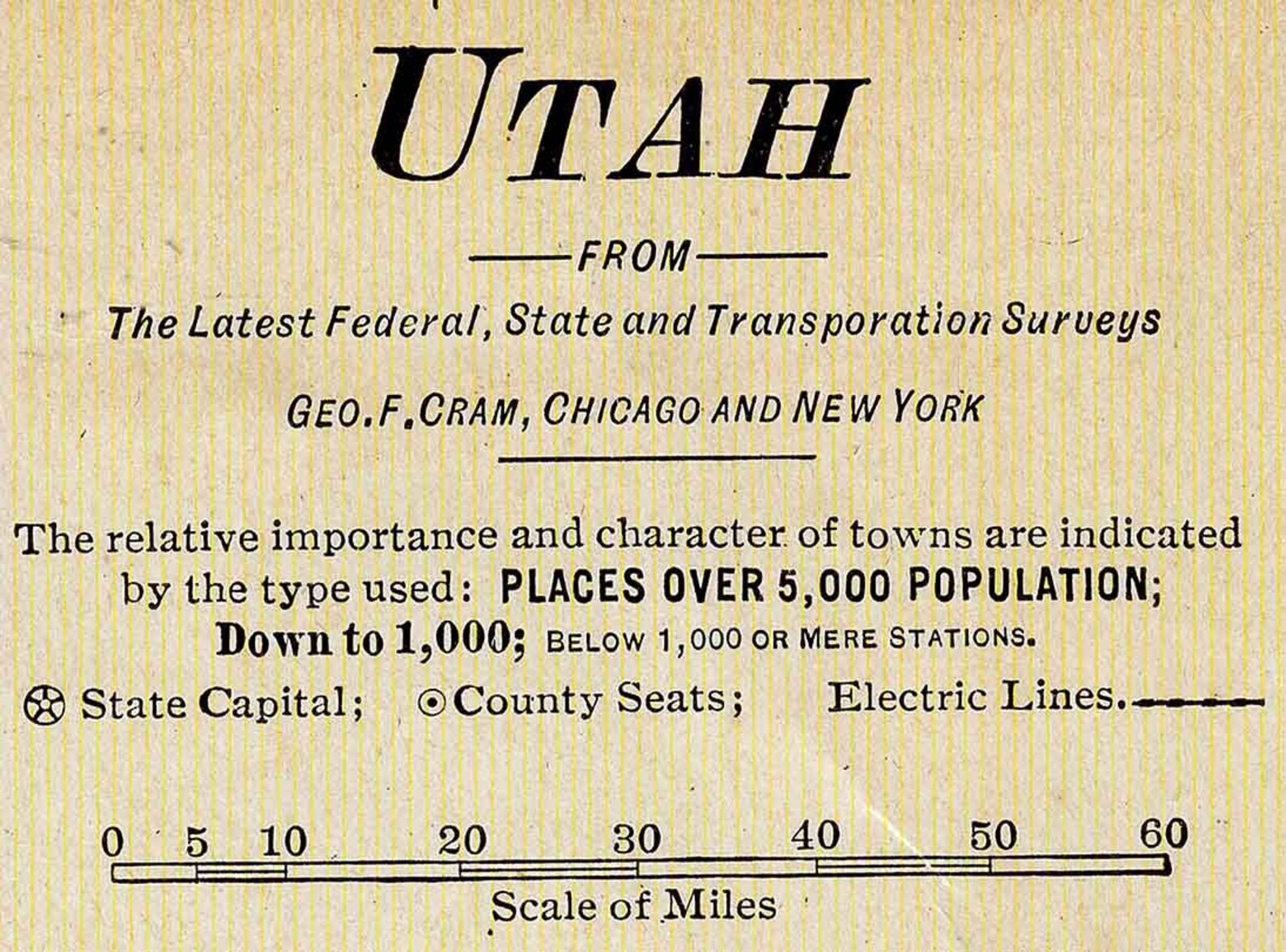 1800s County Map of Utah - Etsy