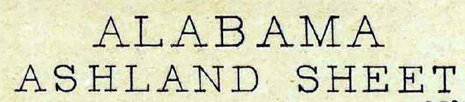 1891 Topo Map of Ashland Alabama Talladega National Forest - Etsy