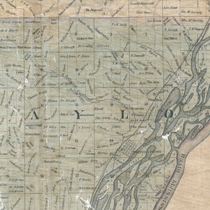 1872 Map of Allamakee County Iowa - Etsy