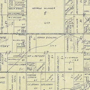 1905 Map of Paulding Township Paulding County Ohio - Etsy