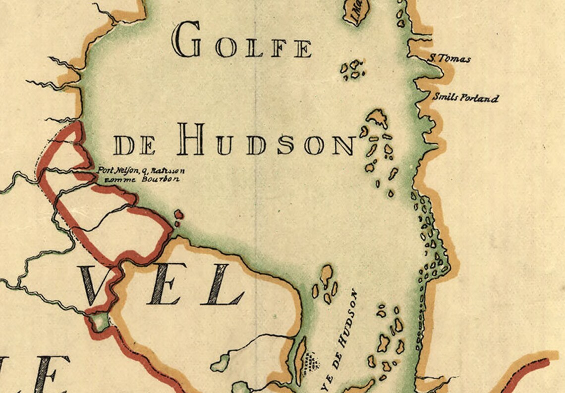 1684 Map of Louisiana | Etsy