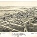 1891 Panoramic Map of Ladonia Fannin County Texas - Etsy