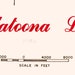 1988 Map of Allatoona Lake Georgia - Etsy