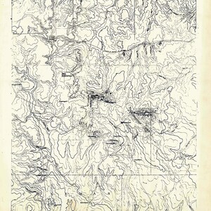 1931 Topo Map of Baird Texas Callahan County - Etsy
