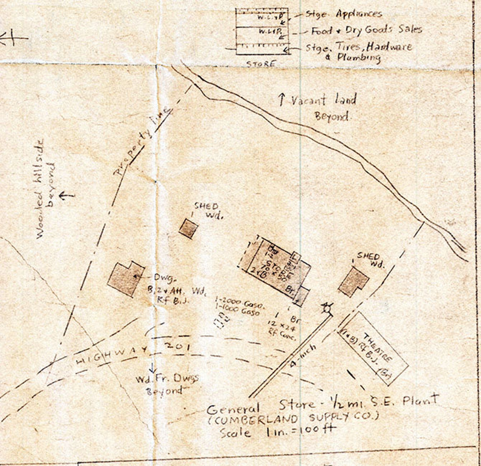 1958 Map of Crucible Mine Greene County Pennsylvania | Etsy