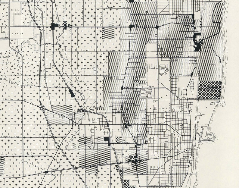 1959 Map of Lake County Illinois - Etsy