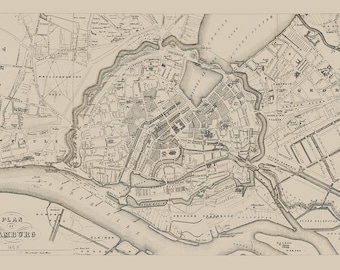 Map of Germany 1850 - Etsy