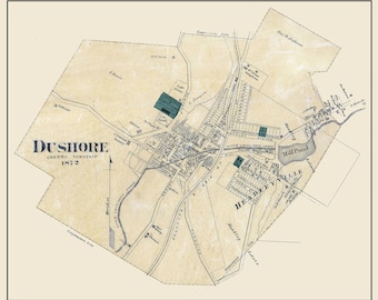 Dushore Pa Map - Etsy