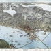 1891 Aerial Panoramic Map of Seattle King County Washington - Etsy