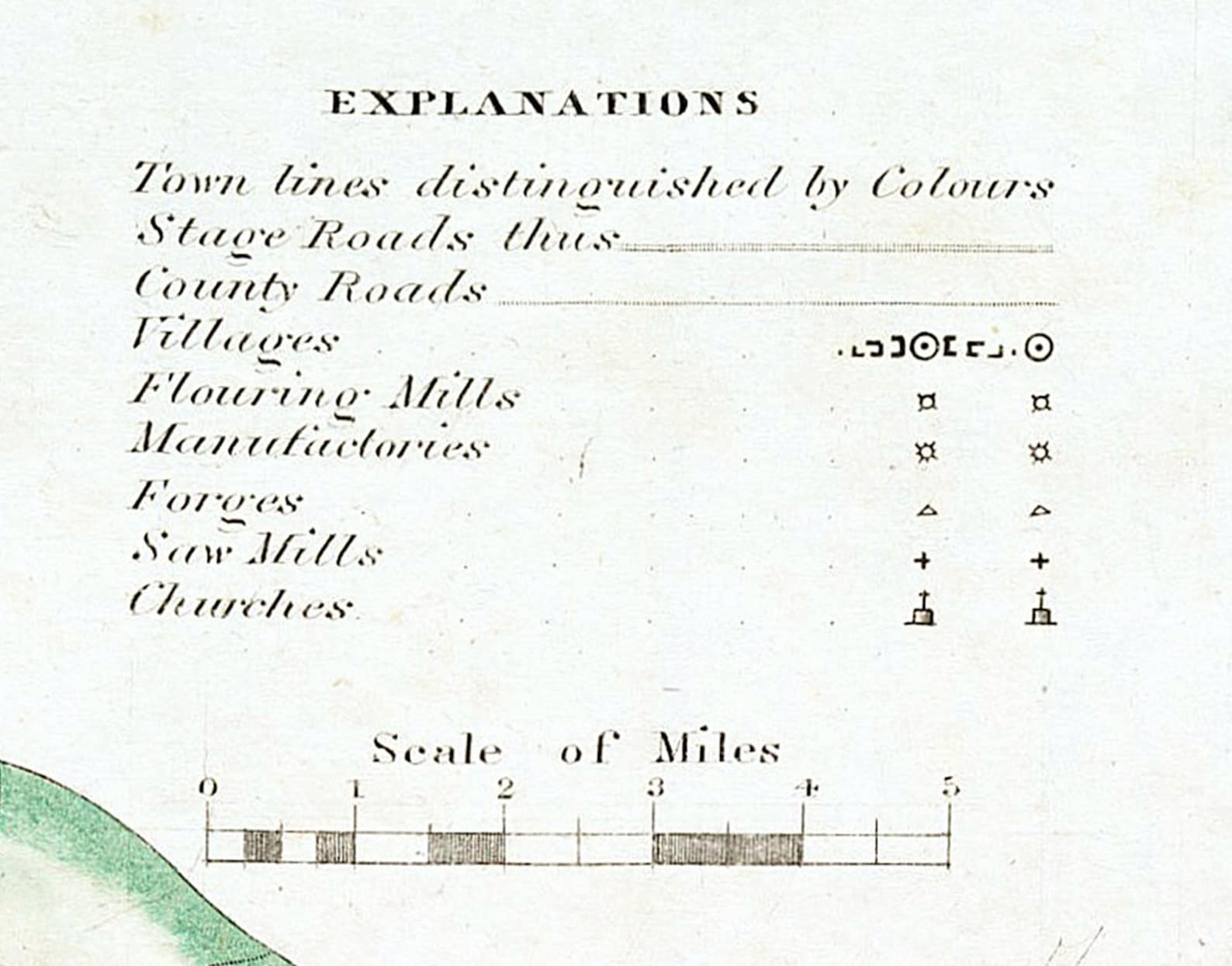 1829 Map of Albany and Schenectady County New York | Etsy