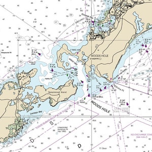 2014 Nautical Map of Buzzards Bay Massachusetts - Etsy