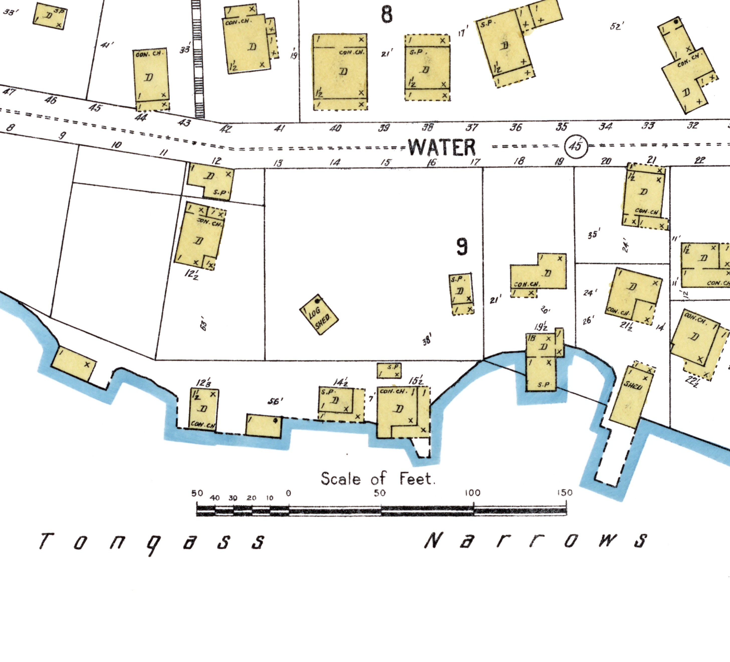 1914 Town Map of Ketchikan Alaska - Etsy Canada