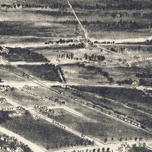 1908 Panoramic Map of Wilson North Carolina - Etsy