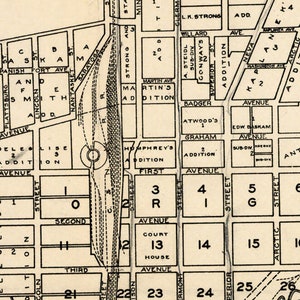 1926 City Map of Antigo Wisconsin - Etsy