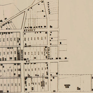 1861 Town Map of Washington Washington County Pennsylvania - Etsy