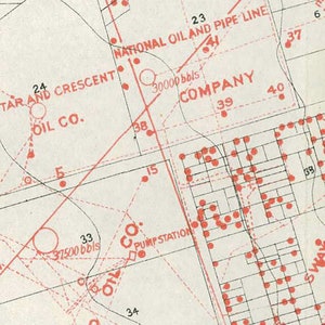 1906 Map of Spindletop Oil Field Beaumont District Texas - Etsy
