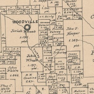 1879 Farm Line Map of Tyler County Texas - Etsy