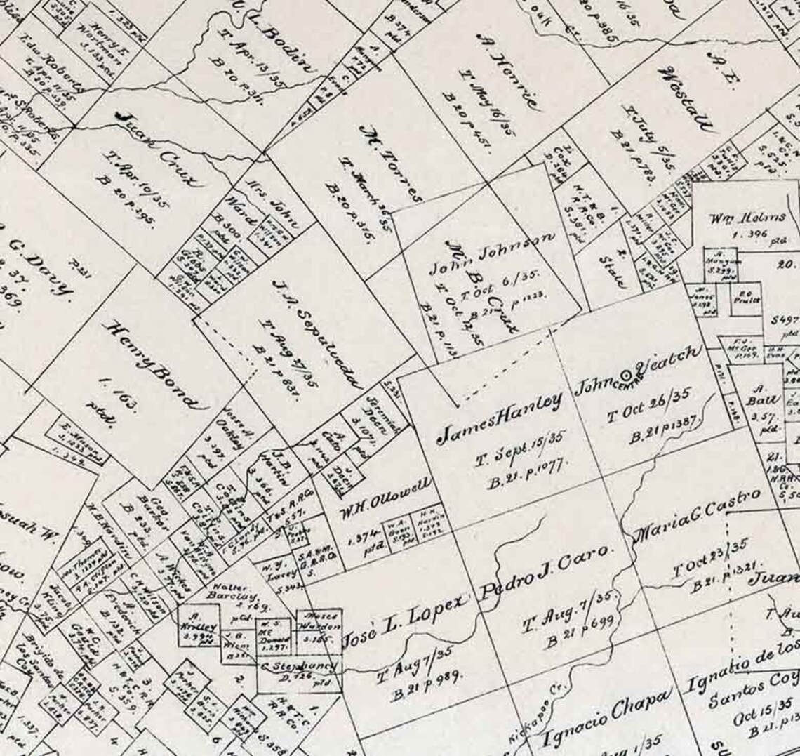 1879 Farm Line Map of Trinity County Texas - Etsy