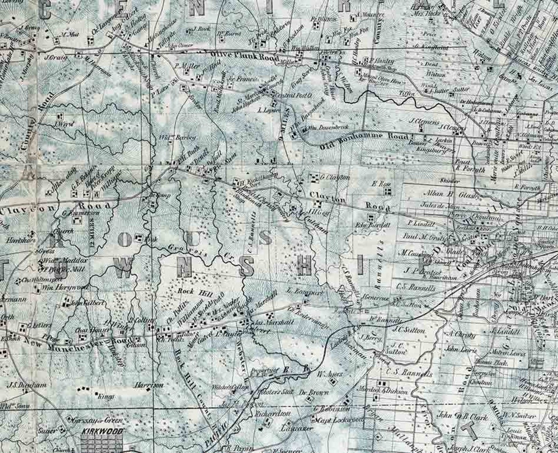 1857 Topo Map of Saint Louis County Missouri - Etsy
