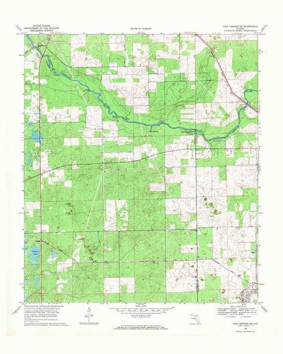 High Springs Florida Map