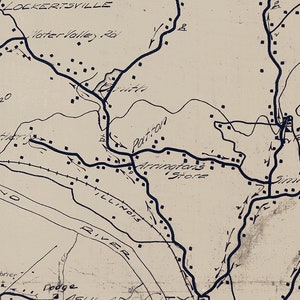 1906 Map of Ashland City Cheatham County Tennessee - Etsy