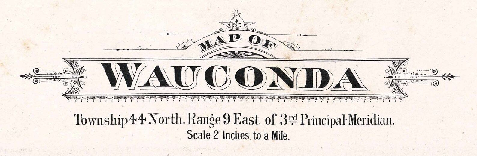 1885 Map of Wauconda Township Lake County Illinois - Etsy