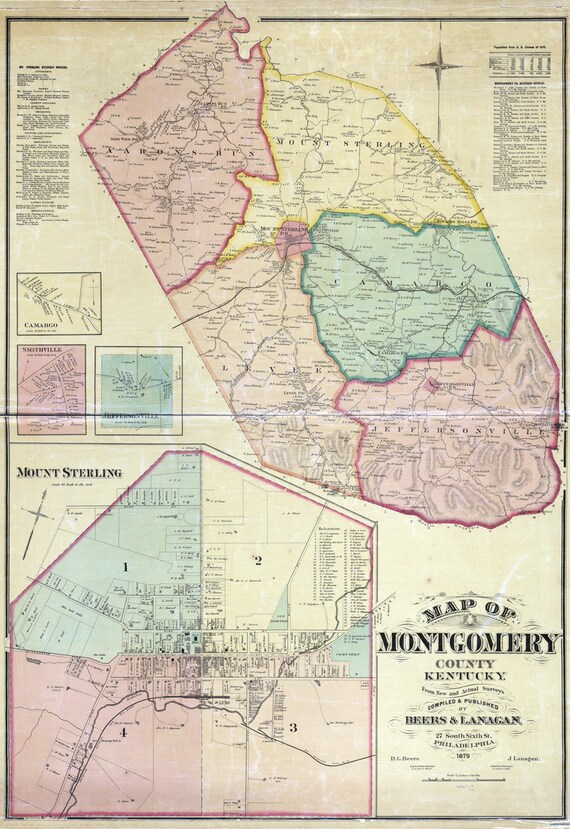 Map Mount Sterling