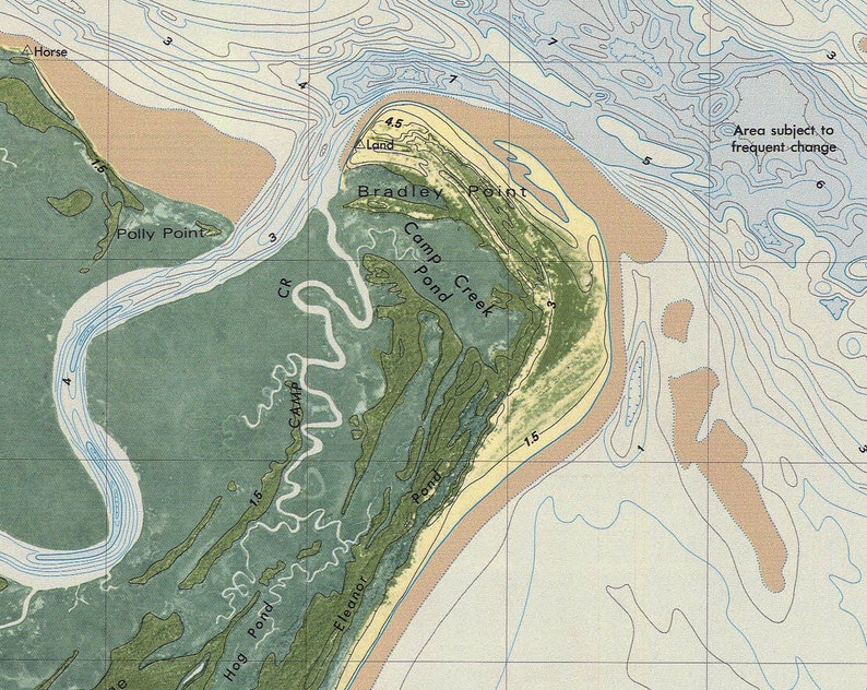 1979 Map of Raccoon Key Georgia Quadrangle - Etsy