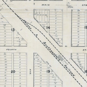 1898 Town Map of Braman Kay County Oklahoma - Etsy