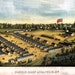 1864 Aerial Map of Cival War Parole Camp Annapolis Maryland - Etsy