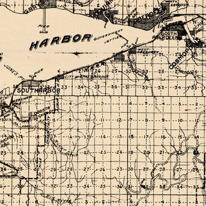 1893 Map of Chehalis County Washington - Etsy