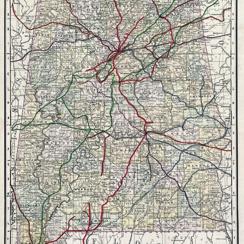 1914 Topo Map of Seale Alabama - Etsy
