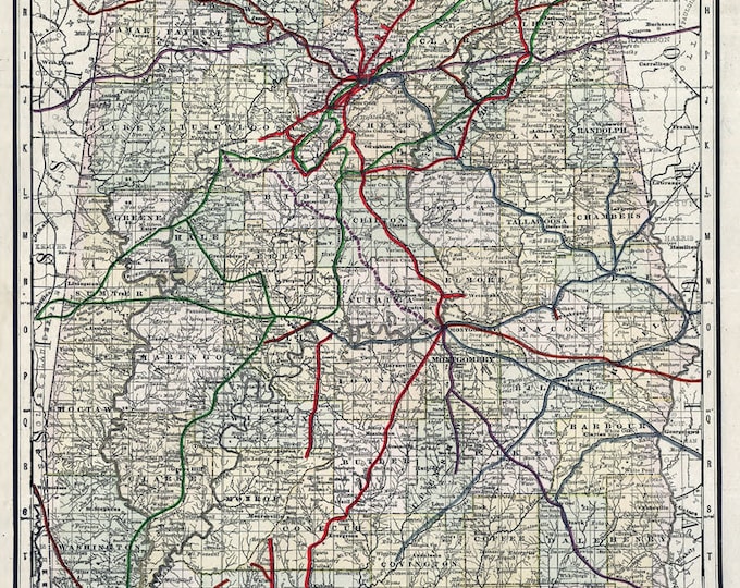 1969 Coal Mine Map of Banning Mine and Adjoiner Mines in - Etsy