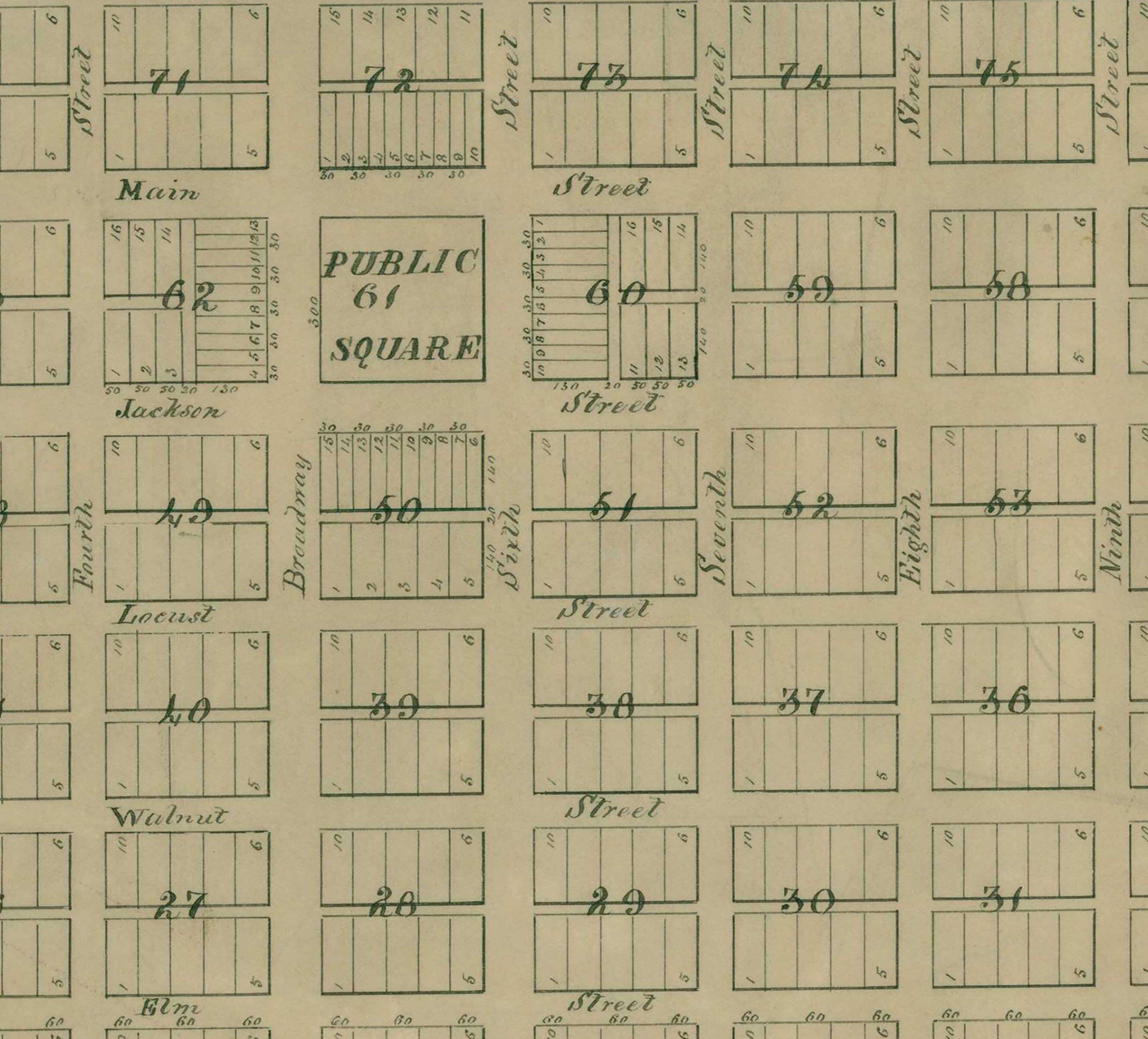 1856 Map of Jacksonville Kansas Territory - Etsy