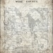 1895 Map of Wise County Texas - Etsy