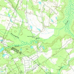 1971 Topo Map of Elgin South Carolina Quadrangle White Pond - Etsy