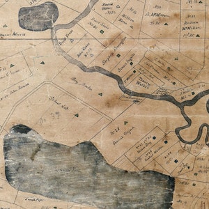 1855 Town Map of Fryeburg Maine - Etsy