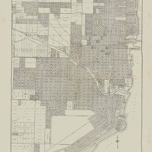 1918 Map of the City of Miami Florida - Etsy