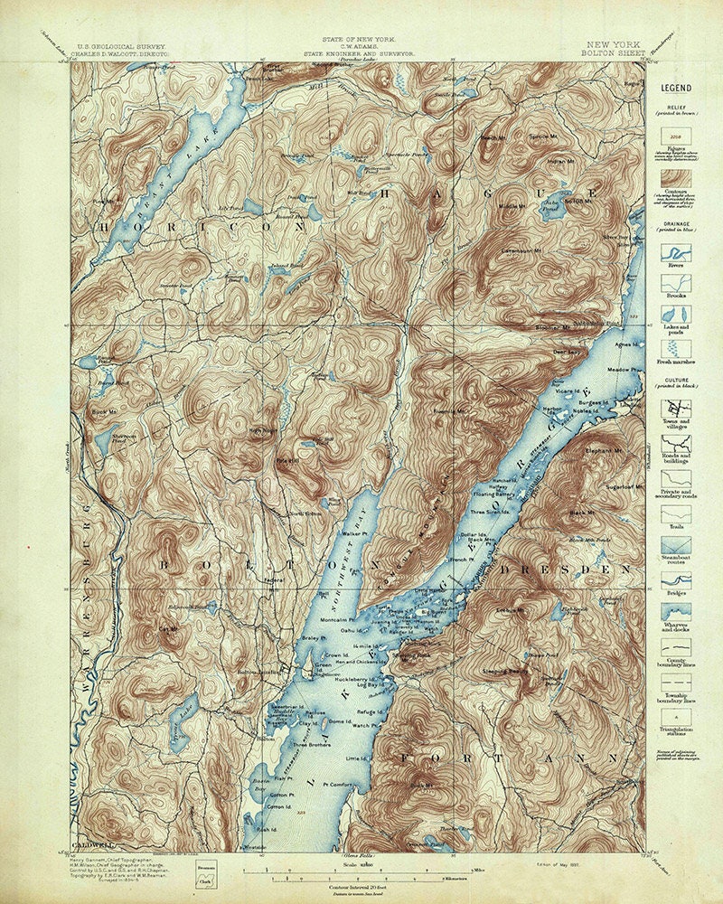 Map Of Bolton Landing New York at Kenneth Burton blog