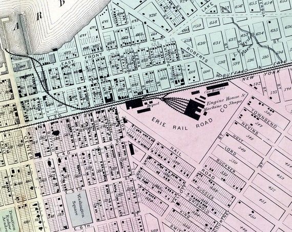 Dunkirk New York Map