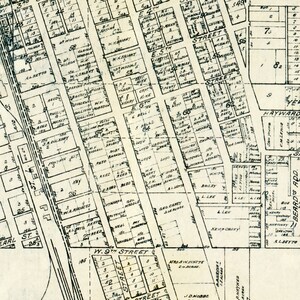 1916 Map of Hope Hempstead County Arkansas - Etsy