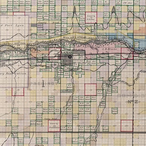 1889 Map of Prowers County Colorado - Etsy