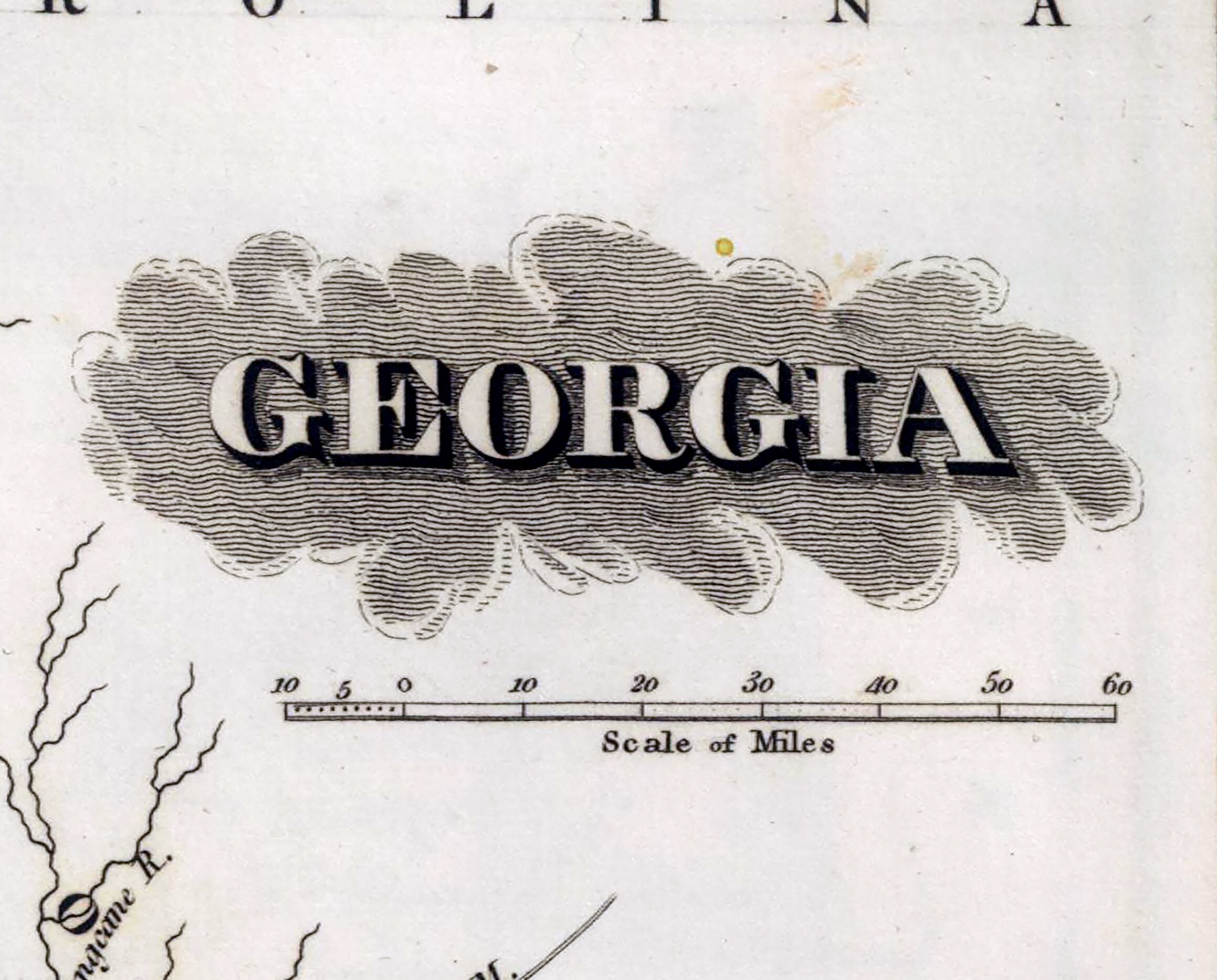 1822 Map of Georgia - Etsy