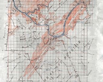 Marshall County Map - Etsy