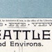 1891 Aerial Panoramic Map of Seattle King County Washington - Etsy