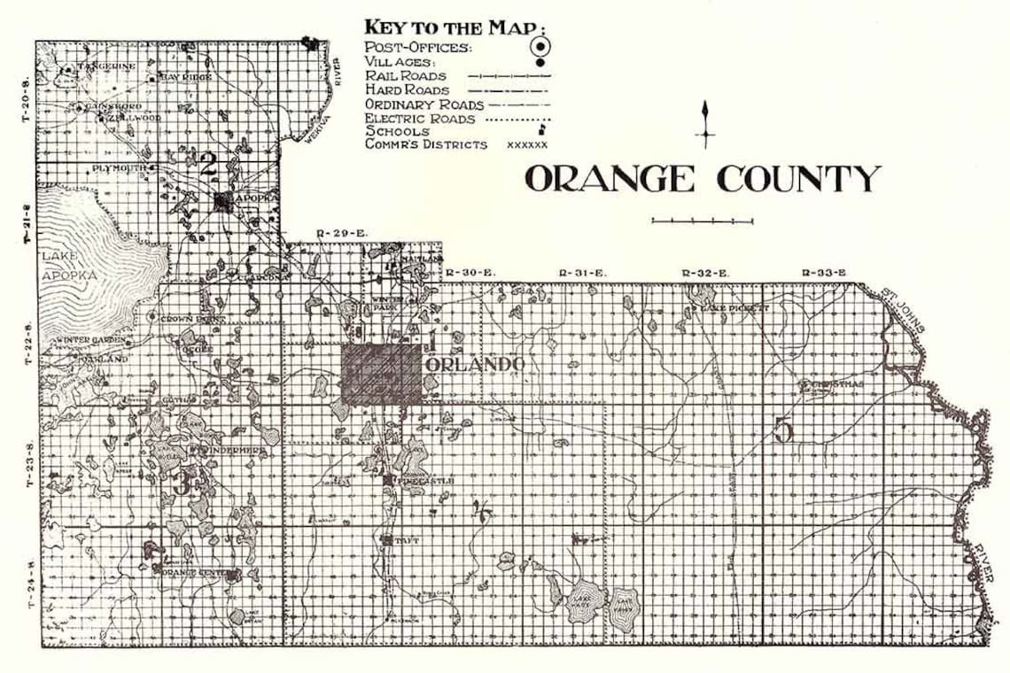 Political Map of Orange County - Political Map Of Orange County condado ...