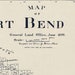1914 Farm Line Map of Fort Bend County Texas - Etsy