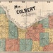 1896 Map of Colbert County Alabama Sheffield - Etsy