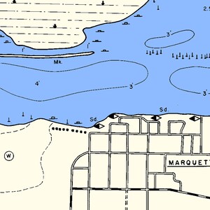 1976 Map of Puckaway Lake Green Lake County Wisconsin - Etsy